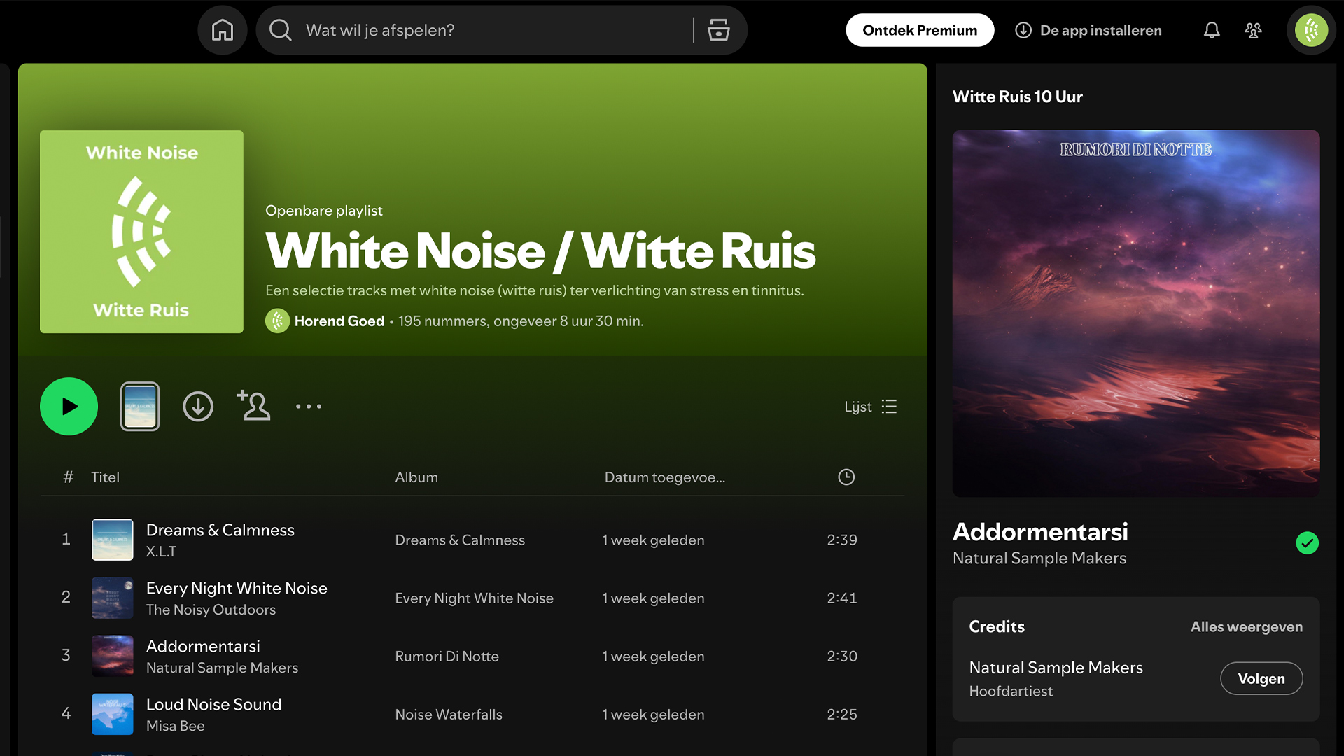 Witte Ruis: Een Spotify playlist tegen stress en tinnitus | Horend Goed ...