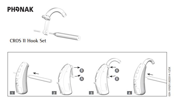 Phonak Cros II Hook set | Horend Goed Audiciens