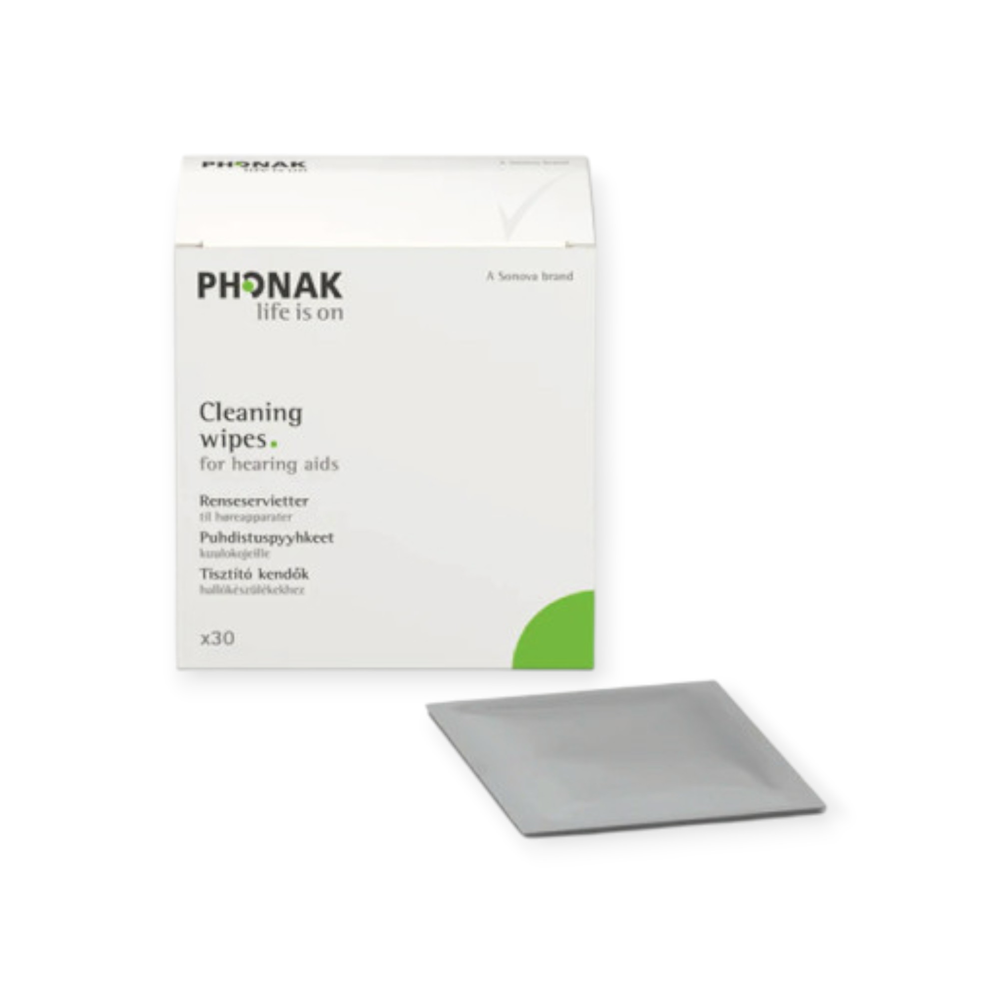 Phonak cleaning wipes - 30 pieces - individually packed | Horend Goed ...